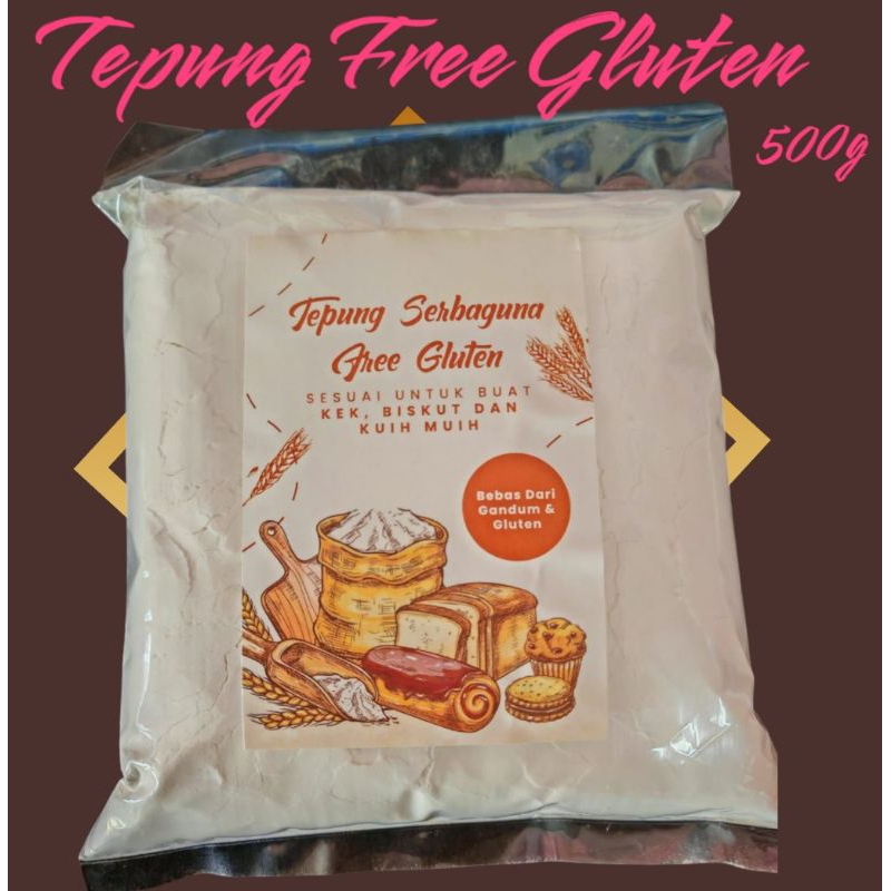 Tepung FREE GLUTEN ( Bebas gluten & gandum ) | Shopee Malaysia