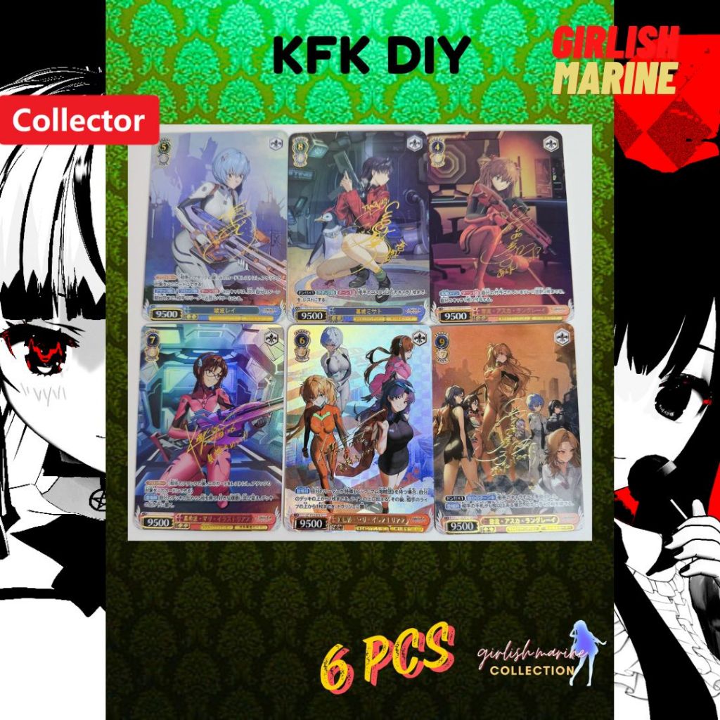 [DIY CARD][KFK] DIY custom ANIME card EVA nikke-current | Shopee Malaysia