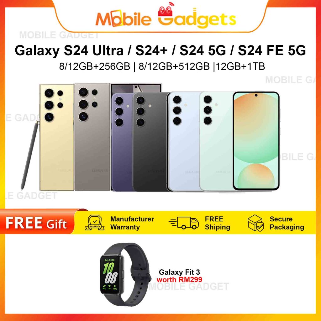 Samsung Galaxy S24 FE 5G / S24+ 5G / S24 5G / S24 Ultra 5G | Original ...