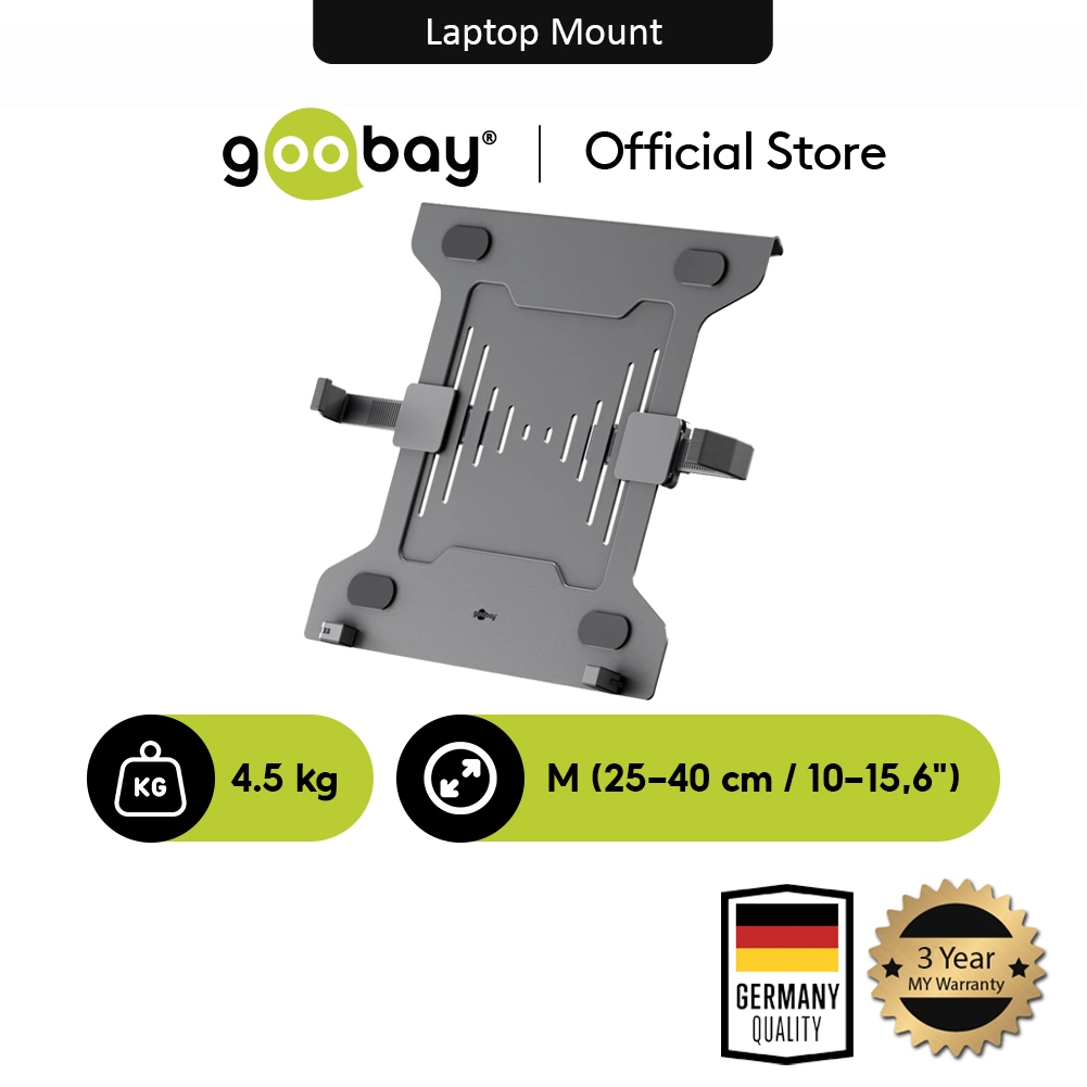 Goobay Laptop Mount for Monitor Arm (10-15.6 Inch) | Shopee Malaysia
