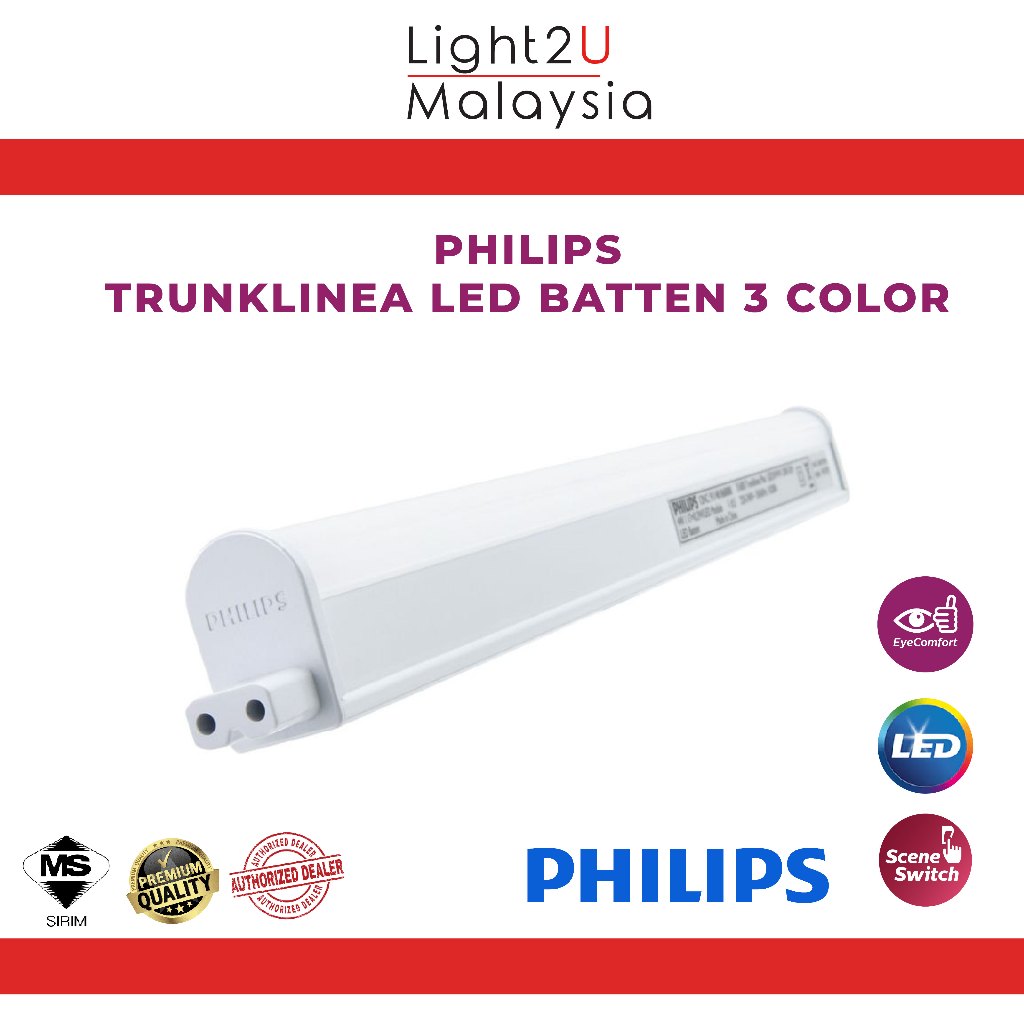 PHILIPS SCENE SWITCH TRUNKLINEA LED BATTEN T5 3 COLOR SCENE SWTCH | WW/DL/CW | Shopee Malaysia