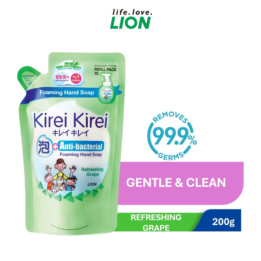 Kirei Kirei Anti-bacterial Foaming Hand Wash Refill - Refreshing Grape ...