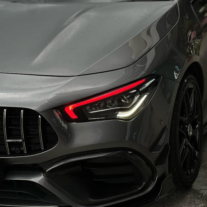 Mercedes Benz AMG CLA45S Neon Daylight Sticker 2 Sides | Shopee Malaysia