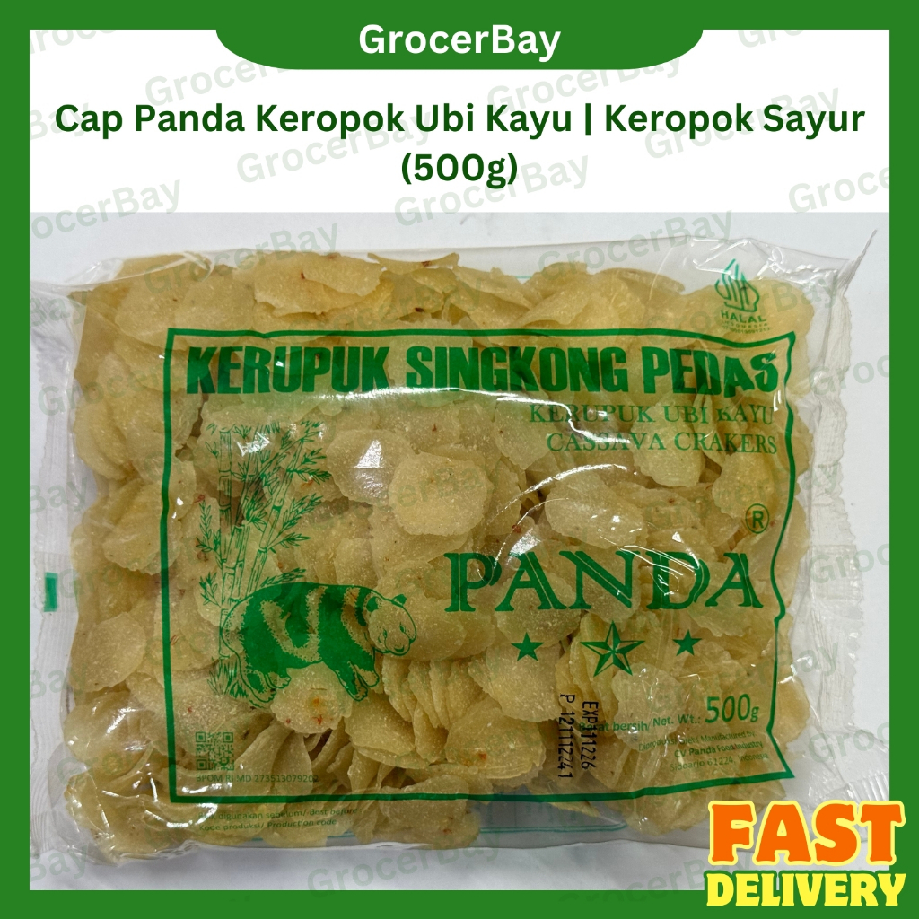 Cap Panda Keropok Ubi Kayu | Keropok Sayur (500g) | Shopee Malaysia