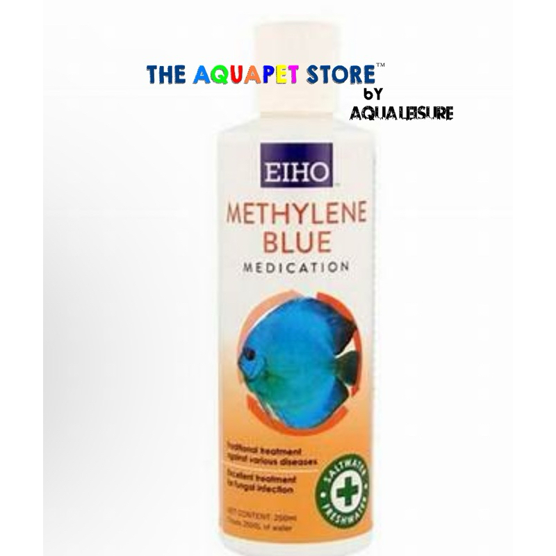 250ml Eiho Methylene Blue Medication excellent treatment for fungal infection to fish | Shopee ...