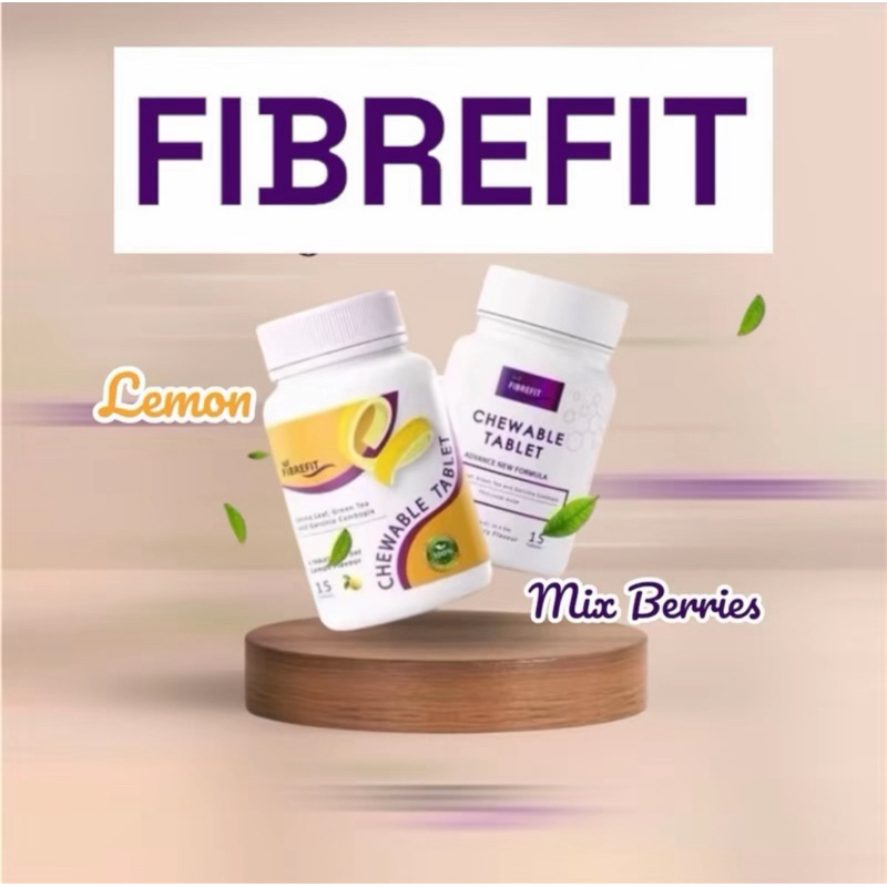 ORIGINAL 💯FiBREFIT CHEWABLE CANDY MIXBERY & LEMON | Shopee Malaysia