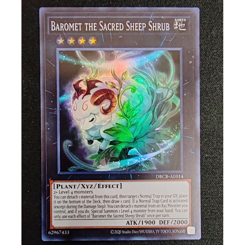 YUGIOH DBCB-AE014 Baromet the Sacred Sheep Shrub[SR] | Shopee Malaysia