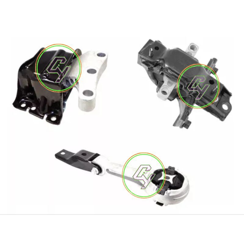 ENGINE MOUNTING 1.6 VOLKSWAGEN POLO / VENTO RIGHT 6RF199262Q LEFT ...