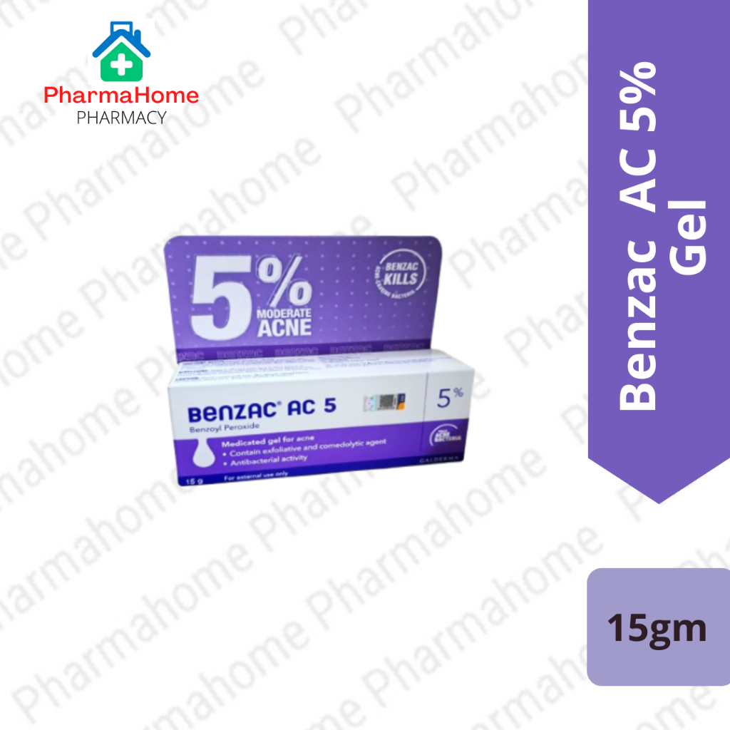 Benzac AC 5% GEL 15g | Shopee Malaysia