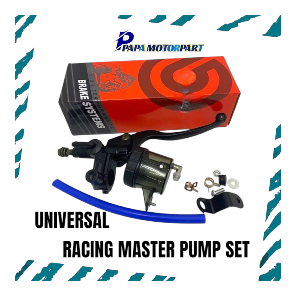 UNIVERSAL RACING MASTER PUMP SET DISC BRAKE PUMP SET FULL SET ( BIG OIL ...