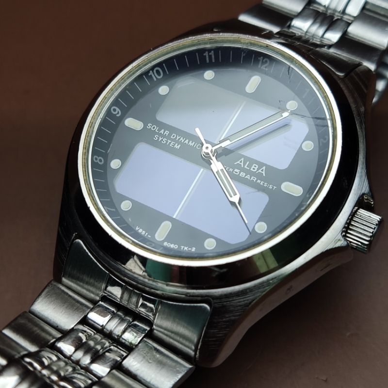 Authentic Vintage Alba Solar dynamic system Men Watch | Shopee Malaysia