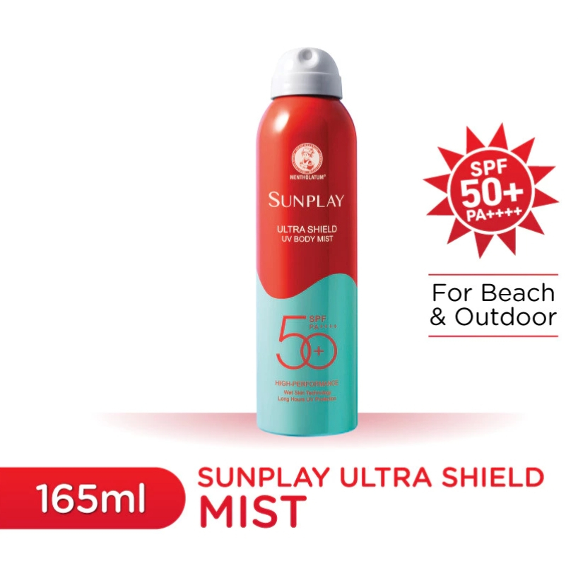 🔥Apply cashback & shipping voucher 🔥 Sunplay Ultra Shield UV Body Mist Spray SPF50+ Pa++++ 165ml ...