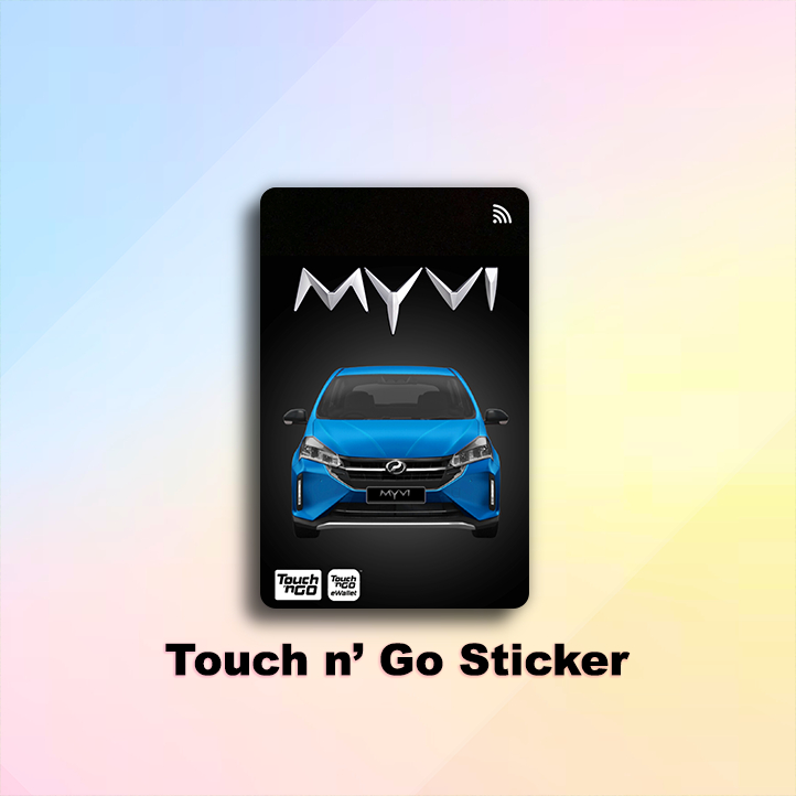PERODUA MYVI - Sticker Card Touch n Go TnG Card MYVI Skincard Cover ...