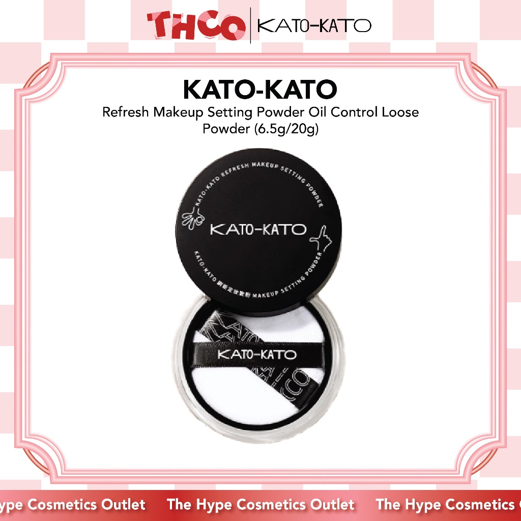 KATO-KATO Refresh Makeup Setting Powder Oil Control Loose Powder (6.5g ...