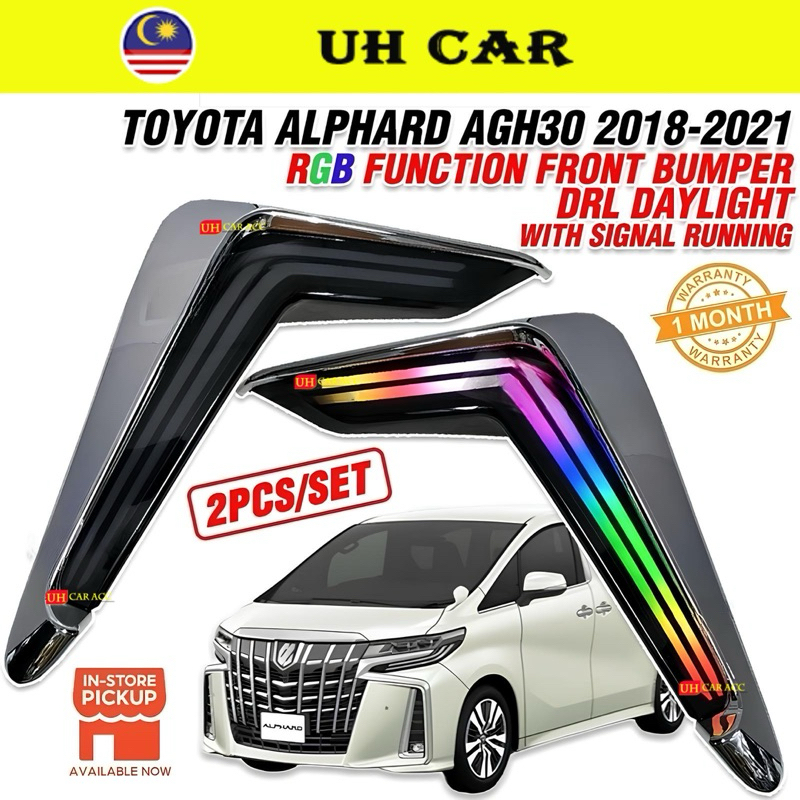 （RGB） Toyota Alphard ANH30 2018-2023 Aero Spec SC Front Bumper Dynamic ...