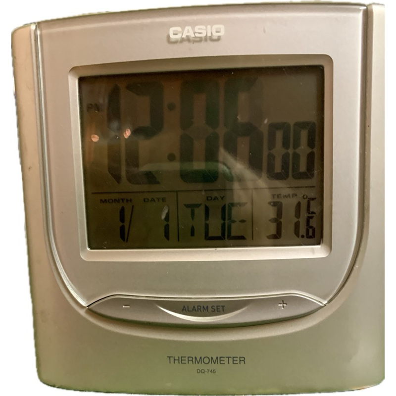 CASIO Digital Clock Model DQ-745 (Preloved) | Shopee Malaysia