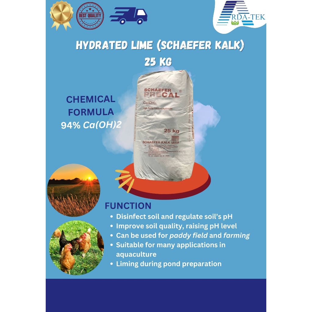 (25KG) Calcium Hydroxide / Hydrated Lime [SK brand] / Kapur Pertanian ...