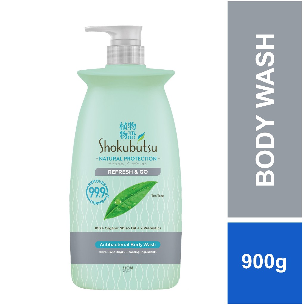 Shokubutsu Naturel Protection Body Wash Refresh & Go With Tea Tree ...