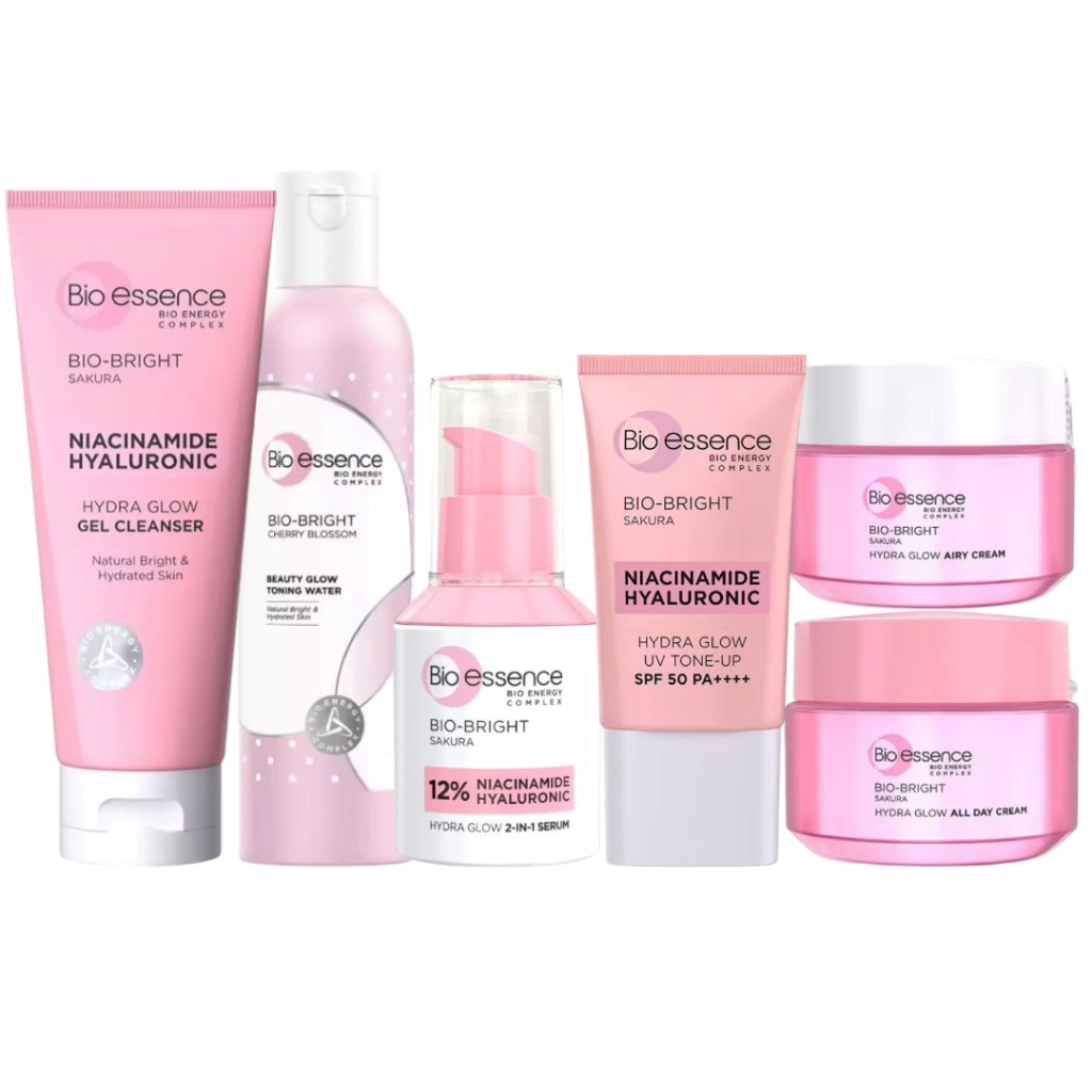 BIO-ESSENCE Bio-Bright Beauty Glow Sakura Series Skincare | Shopee Malaysia