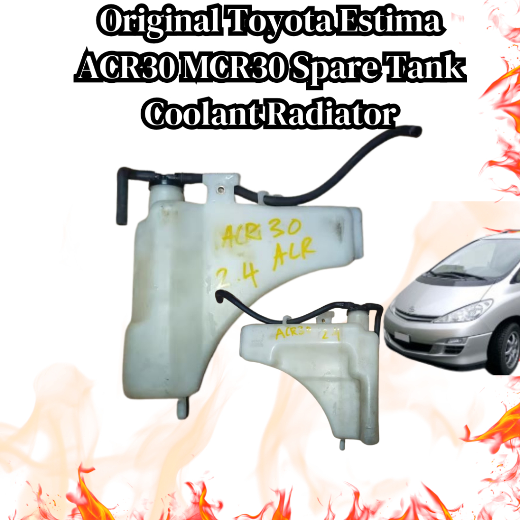 Original Toyota Estima ACR30 MCR30 Spare Tank Coolant Radiator | Shopee ...
