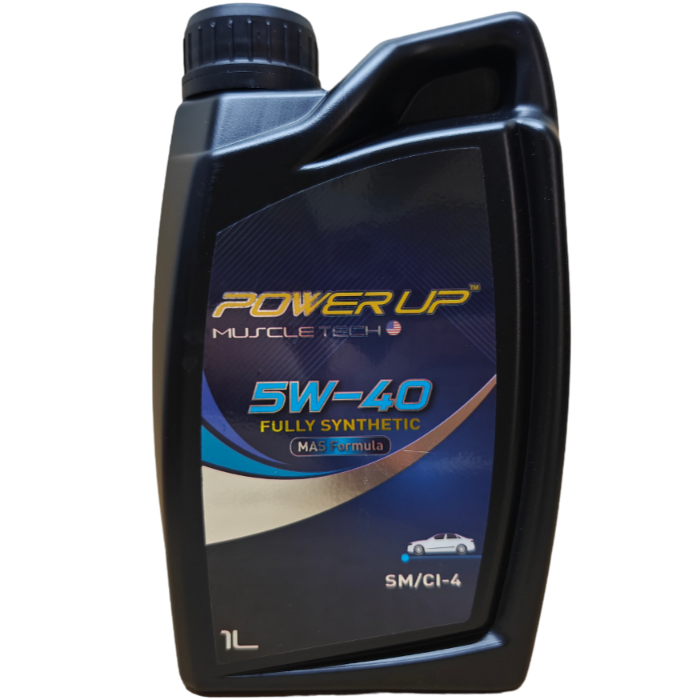 PETROL ENGINE OIL - Power Up Muscle Tech Fully Synthetic 5W-40 MAS ...