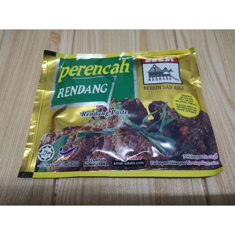 Perencah Rendang Adabi Rendang Paste 120g | Shopee Malaysia