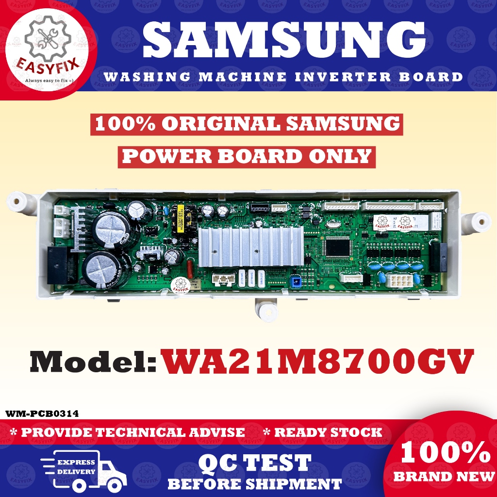(100% ORIGINAL) WA21M8700GV SAMSUNG WASHING MACHINE INVERTER BOARD ...