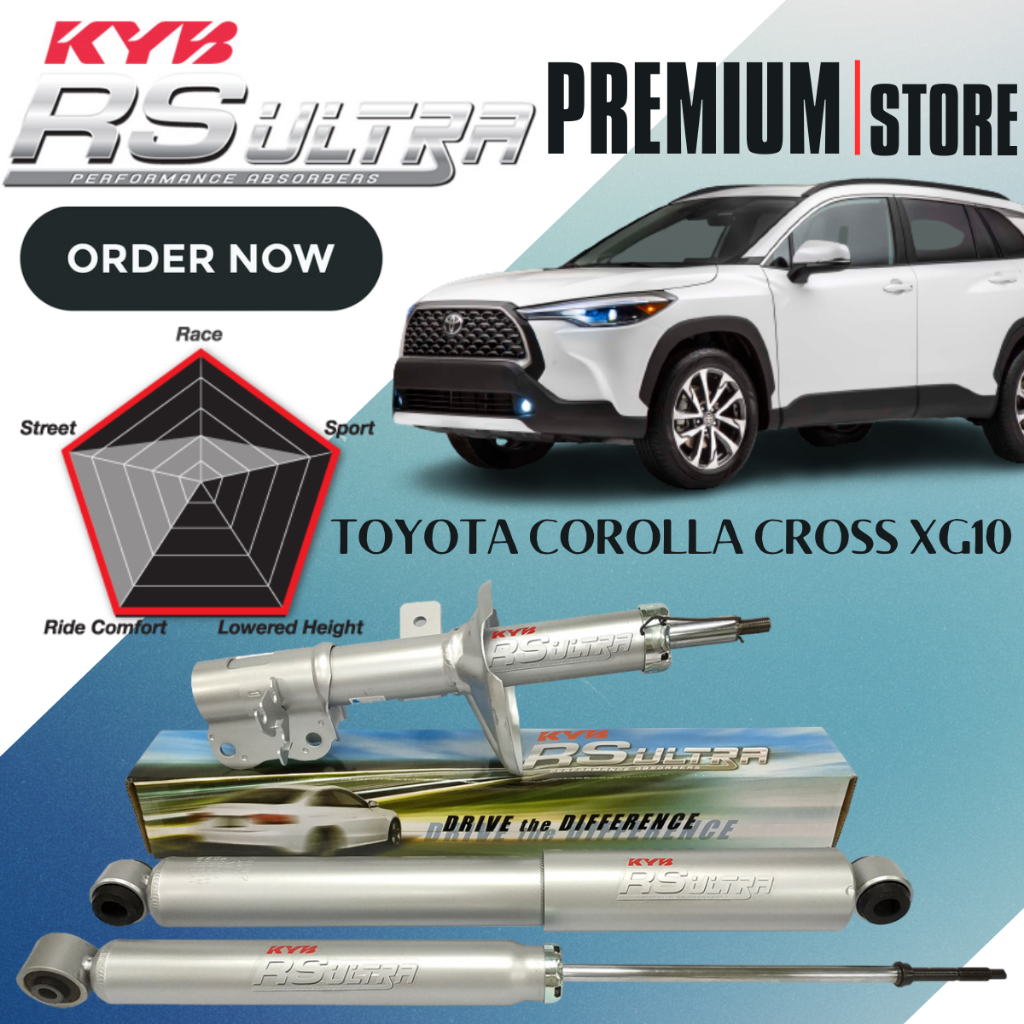 TOYOTA COROLLA CROSS XG10 - KYB RS ULTRA HEAVY DUTY SHOCK ABSORBER 100% ...