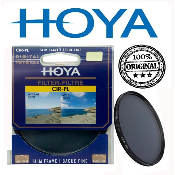 Genuine Hoya CIR-PL Slim Filter CPL Reflections Controls and Contrast ...