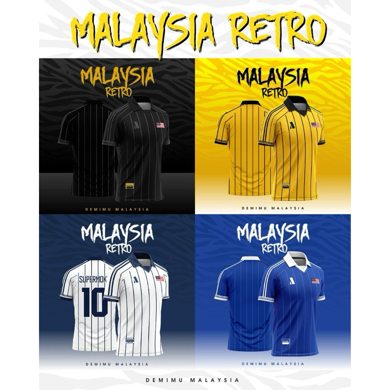 Malaysia Retro Kit Edition!!!! Local Brand, Ready Stockk!! PERCUMA NAMA ...