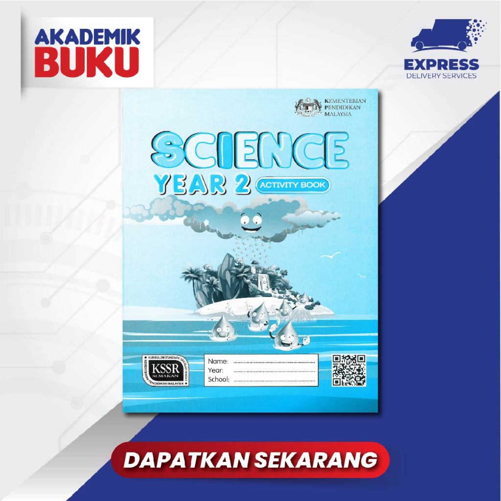 Akademik Buku DBP Activity Book DLP Science Year 2 9789834918460 ...