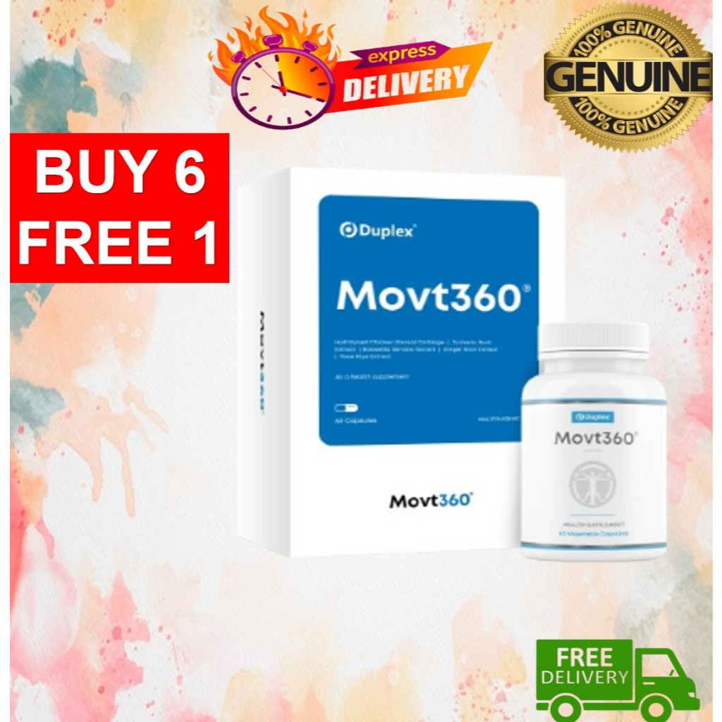 [Buy 6 FREE 1] Duplex MOVT360 Joint capsule 60's | Shopee Malaysia