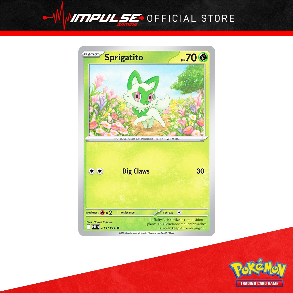 Promo Card Pokemon Tcg Eng: SV02 013/193 Sprigatito | Shopee Malaysia