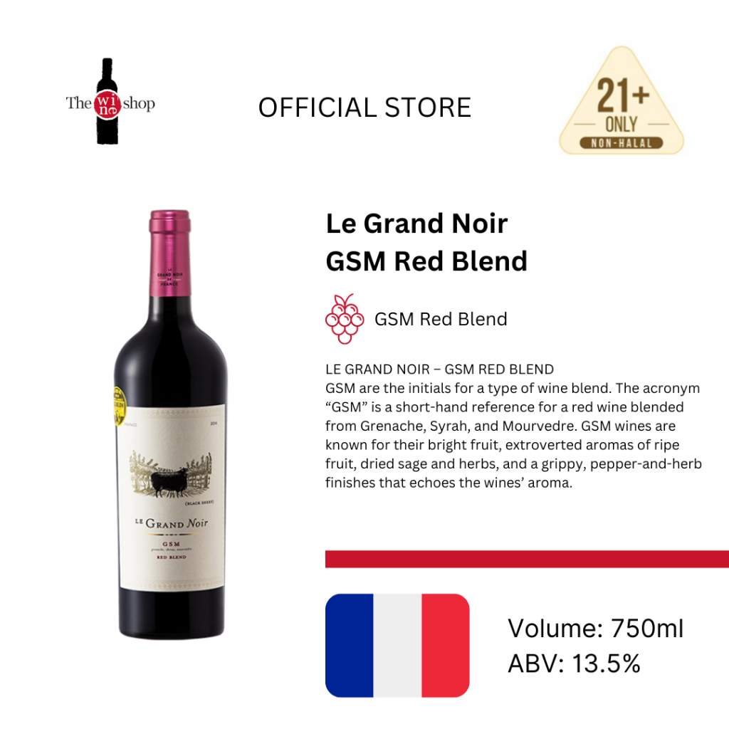 Le Grand Noir GSM Red Blend | Shopee Malaysia