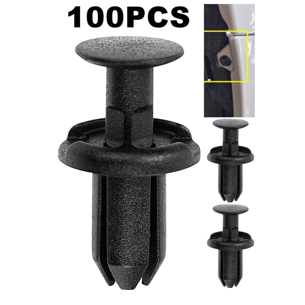 100PCS Klip Kereta Bumper Car Clip Bumper Fastener Clip Vios Camry ...