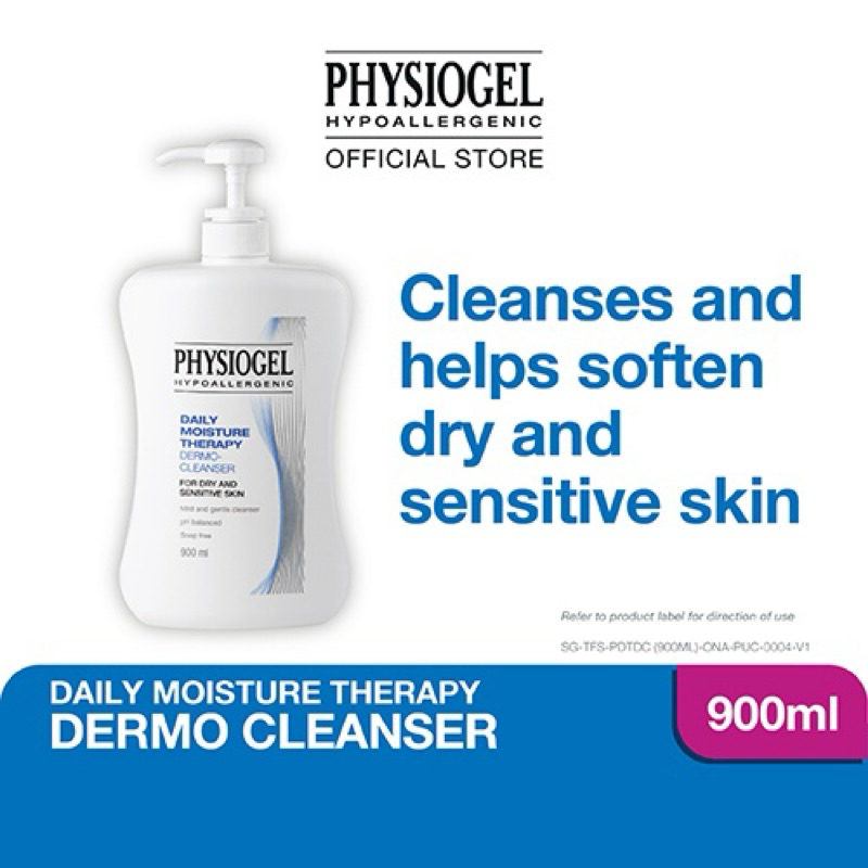 Physiogel Daily Moisture Therapy Dermo-Cleanser for Dry, Sensitive Skin 900ml | Shopee Malaysia