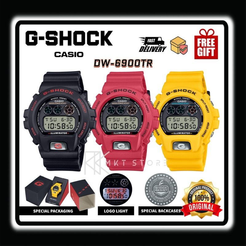 (JAPAN SET) Original G-shock Digital 30th Anniversary DW-6900TR / DW-6900TR-1 / DW-6900TR-4 / DW ...