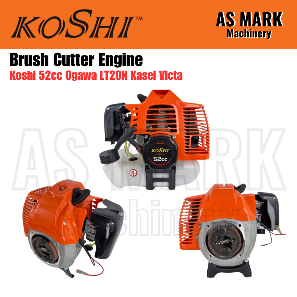 Koshi 52cc Enjin sahaja Engine Only Hand Push Brush Cutter Auger Ogawa Kasei Victa Mesin Rumput ...