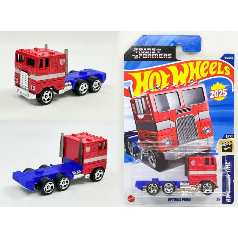Hotwheels Case F/ Case G 2025 Optimus Prime (Transformers ...