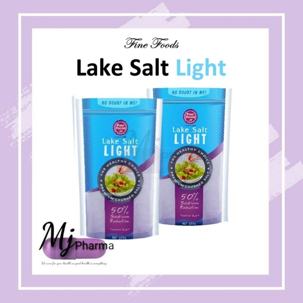 Fine Foods Lake Salt Light Premium Crashed Iodized Salt 300g iodine ...