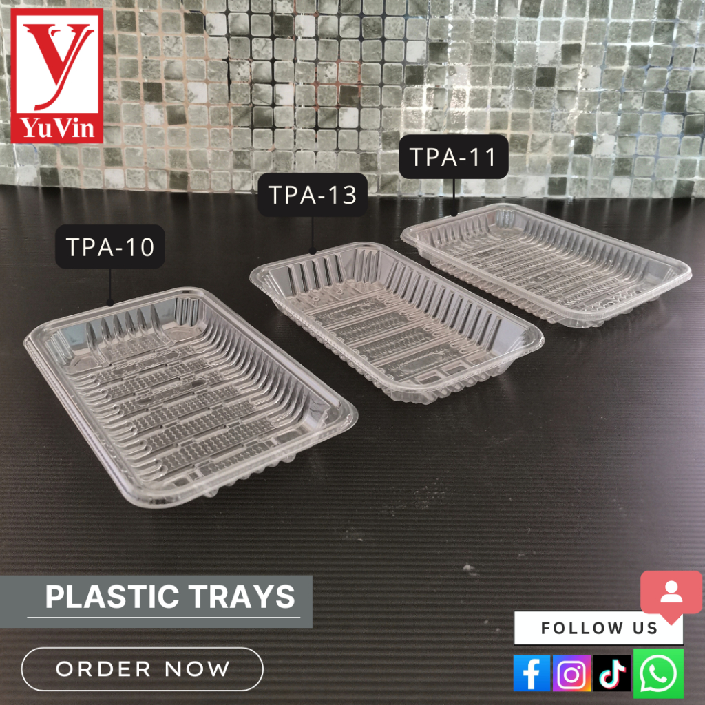 Open Food Tray/TPA10/TPA11/Fruit,Vegetables,Meat,Steamboat Plastic Tray ...