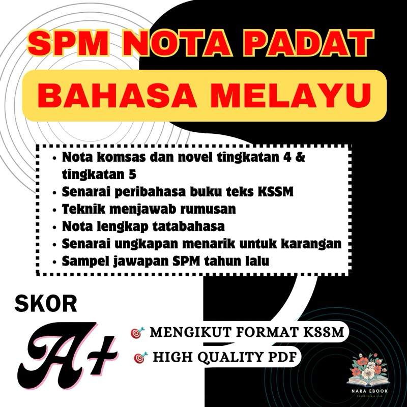 [PDF] SPM Nota Bahasa Melayu Tingkatan 4 & Tingkatan 5 | Padat ...