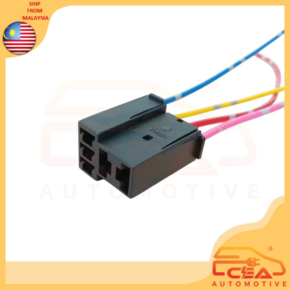 5 PIN 1PCS PROTON WIRA WAJA AIRCOND RELAY HEADLAMP RELAY SOCKET ...