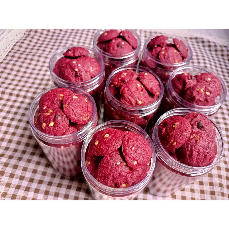 Red Velvet Cookies Crunchy PROMOSI RAYA | Shopee Malaysia
