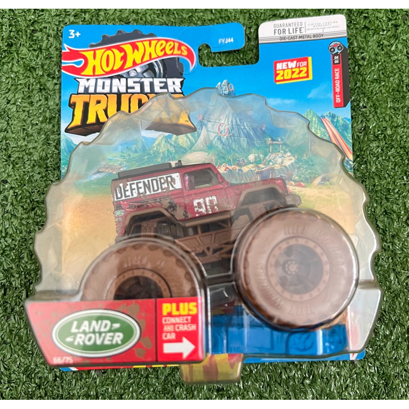 Hot Wheels 2022 Monster Trucks Land Rover Defender 90 (New Casting ...