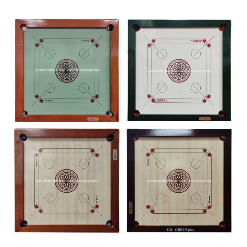 Go Green Carrom Board Original - Carrom Board Premium Solid Wood ...