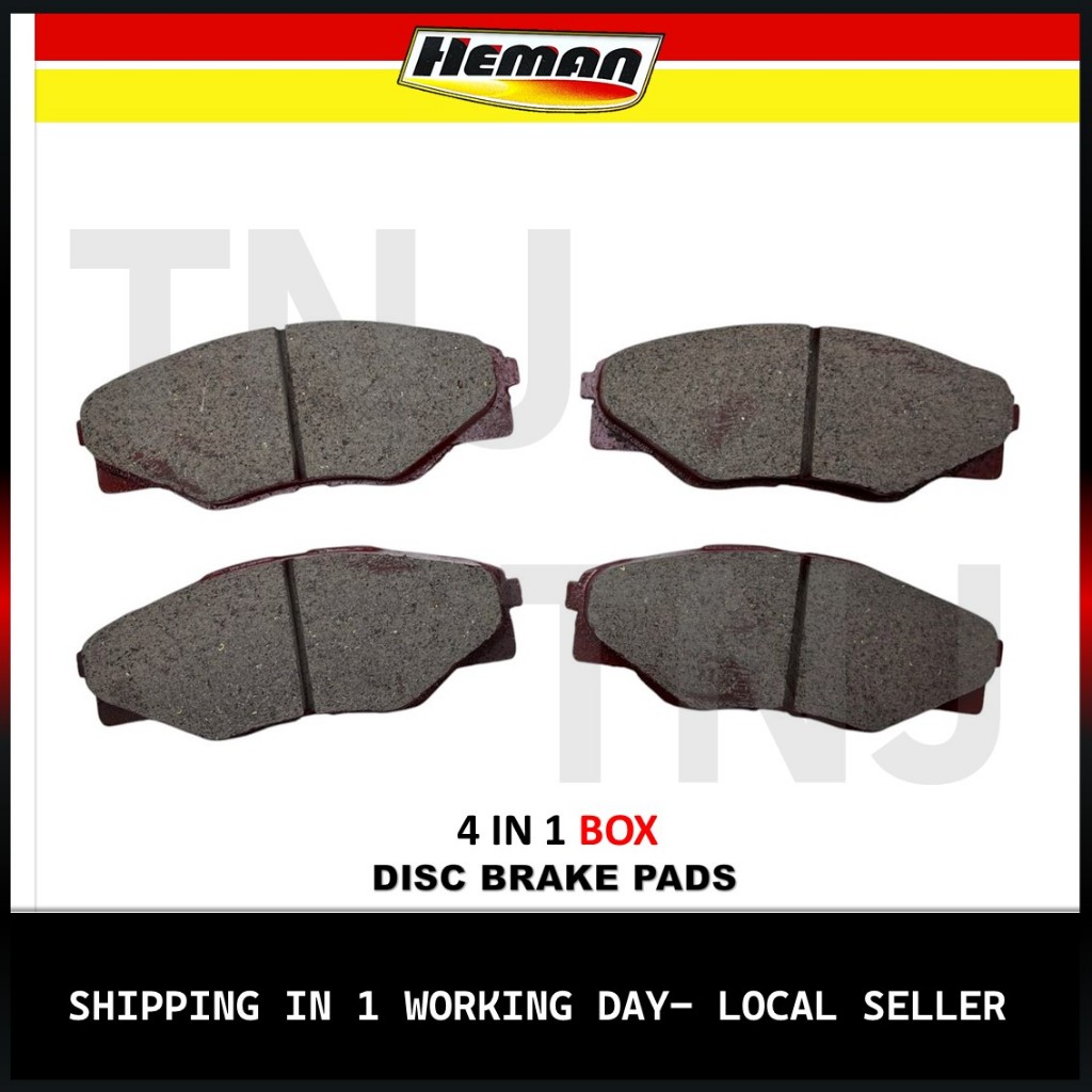 HEMAN DISC BRAKE PAD ( FRONT )TOYOTA INNOVA TGN140 (NEW) ( H2136-S ...