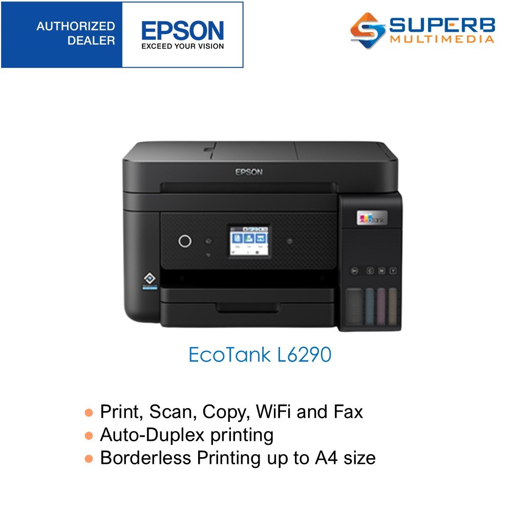 Epson EcoTank L6290 A4 Wi-Fi Duplex All-in-One Ink Tank Printer with ...