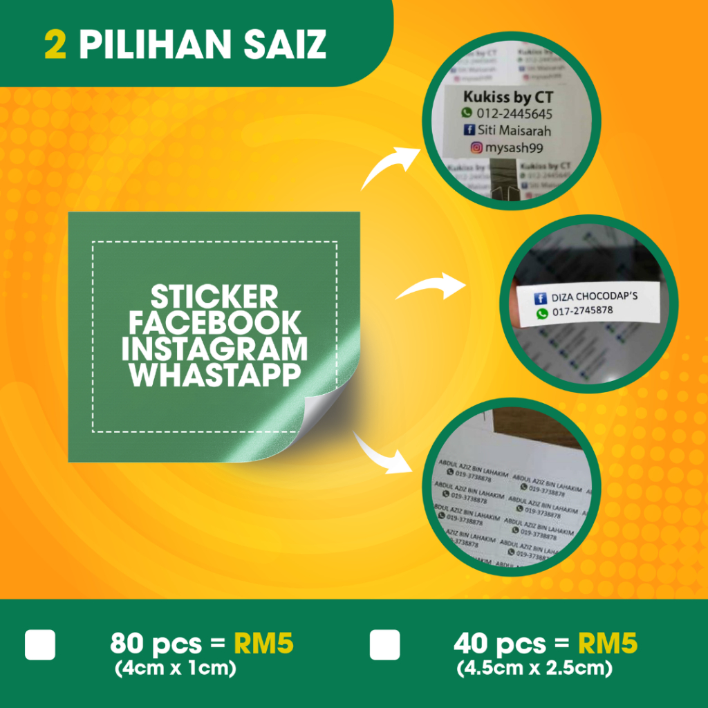 Sticker Nombor Telefon | Shopee Malaysia