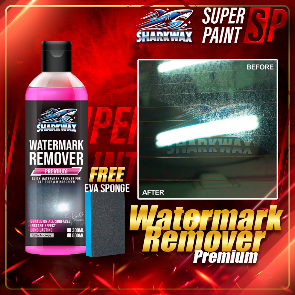 Shark Wax Car Glass Watermark Remover US Technology Water Stain Removal ...